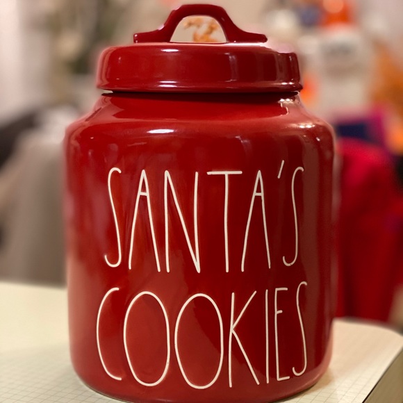 Rae Dunn | Other | Rae Dunn Santas Cookies Canister | Poshmark